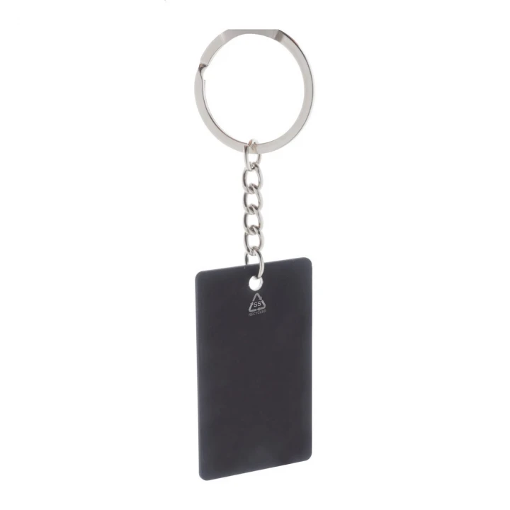 Promotional RectoShine Rectangle Metal Keyring | Printed4You